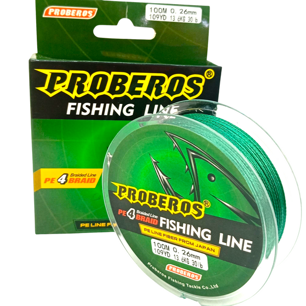 Proberos 4X Fishing Braided Line 100m – Fish With Hanish Tackles