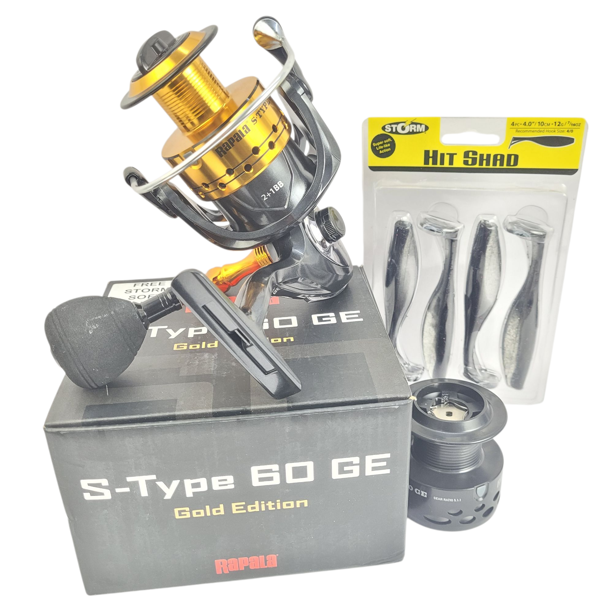 Rapala S-Type 60 GE | Gold Edition Spinning Reel – Fish With Hanish Tackles